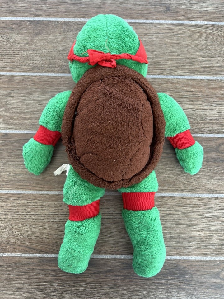 Vintage 1989 Mirage Studios Teenage Mutant Ninja Turtles Raphael Plush ...