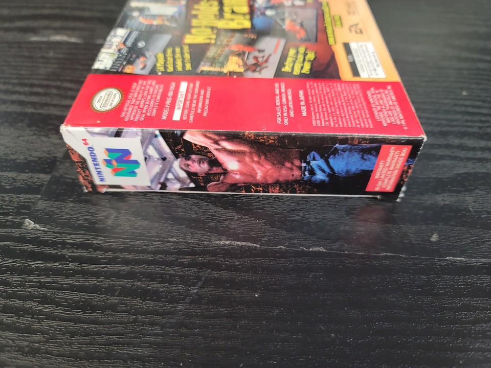 WCW Backstage Assault N64 Complete In Box CIB Great Shape Nintendo 64 ...
