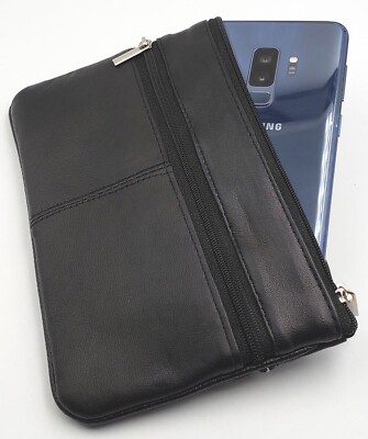 Women Genuine Leather Coin Purse Phone Pouch Change Wallet Key Ring | eBay