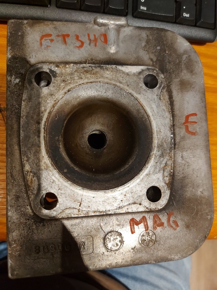Yamaha Enticer 340 MAG Cylinder Head 1976 77 78 79 80 81 82 83 84 85 86 ...
