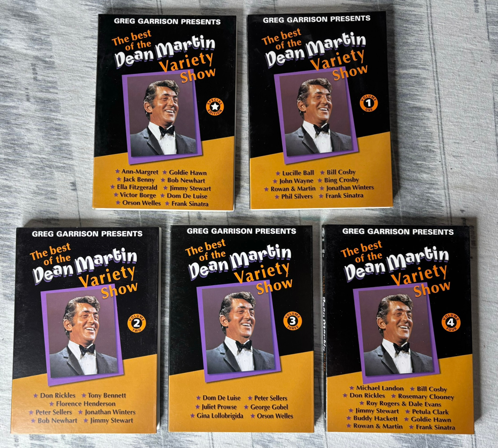 The Best of the Dean Martin Variety Show DVD Collection Vol 1,2,3,4 ...