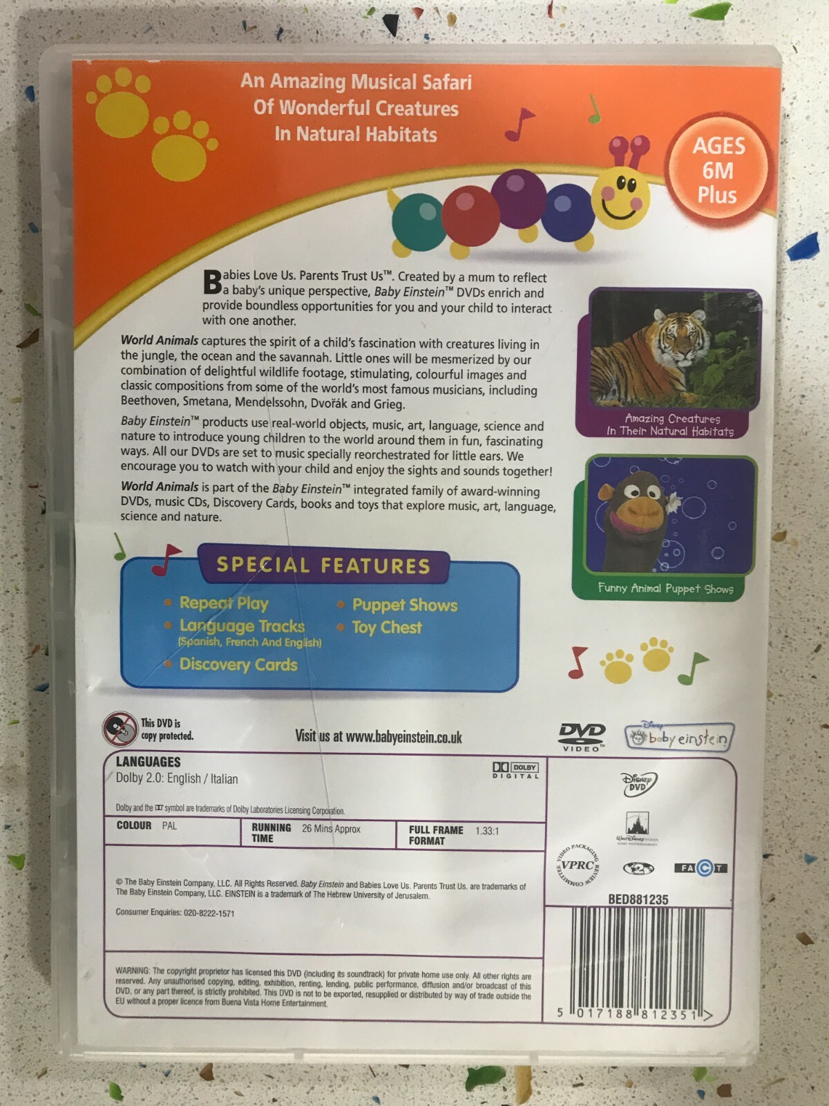 Baby Einstein World Animals A Musical Safari