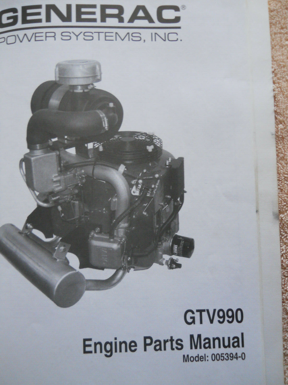 Dixie Chopper Engine Parts Manuals GTV 990/760 Mower Repair Catalog | eBay