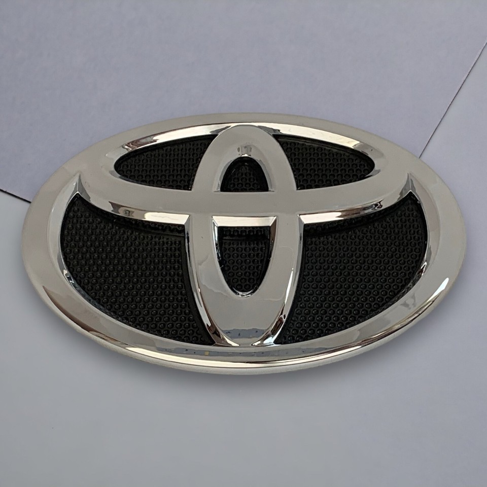 Toyota Grille Emblem Black Chrome Logo Badge for 2009-2013 Corolla | eBay