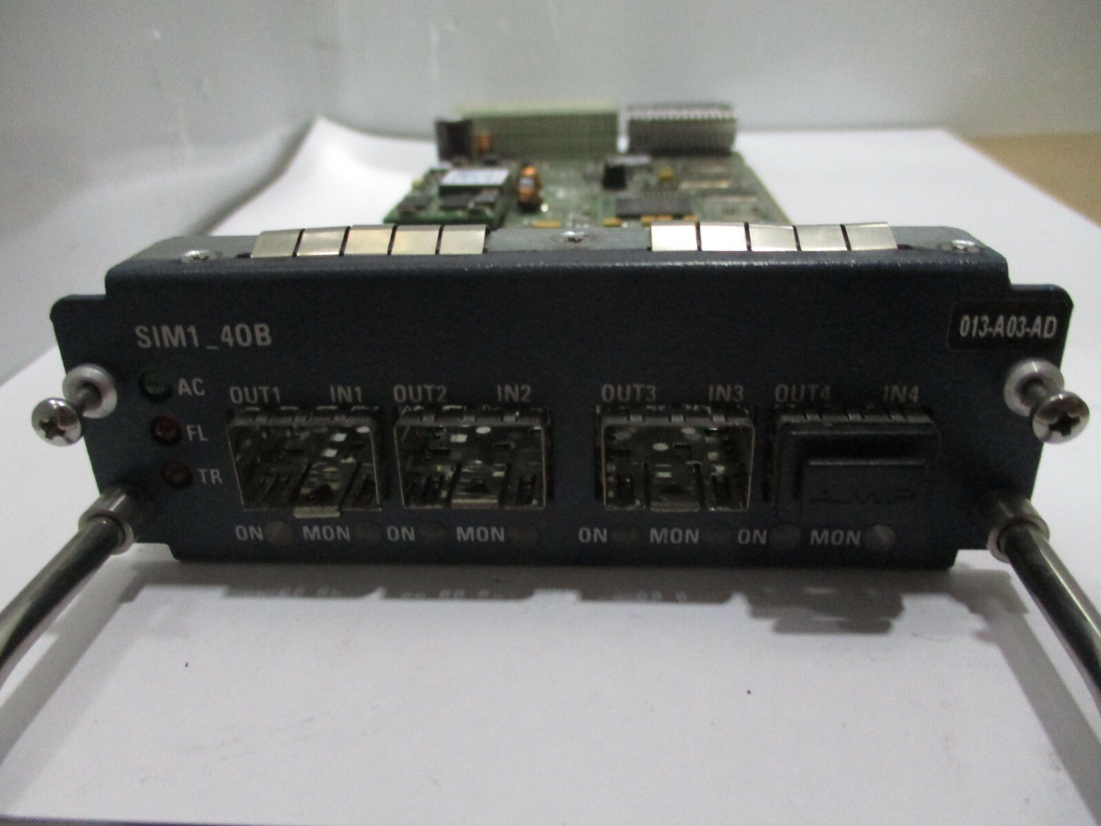 ECI Telecom Module SIM1_40B OPT: 013 REV: A03 VER: AD FOR XDM-100 ...