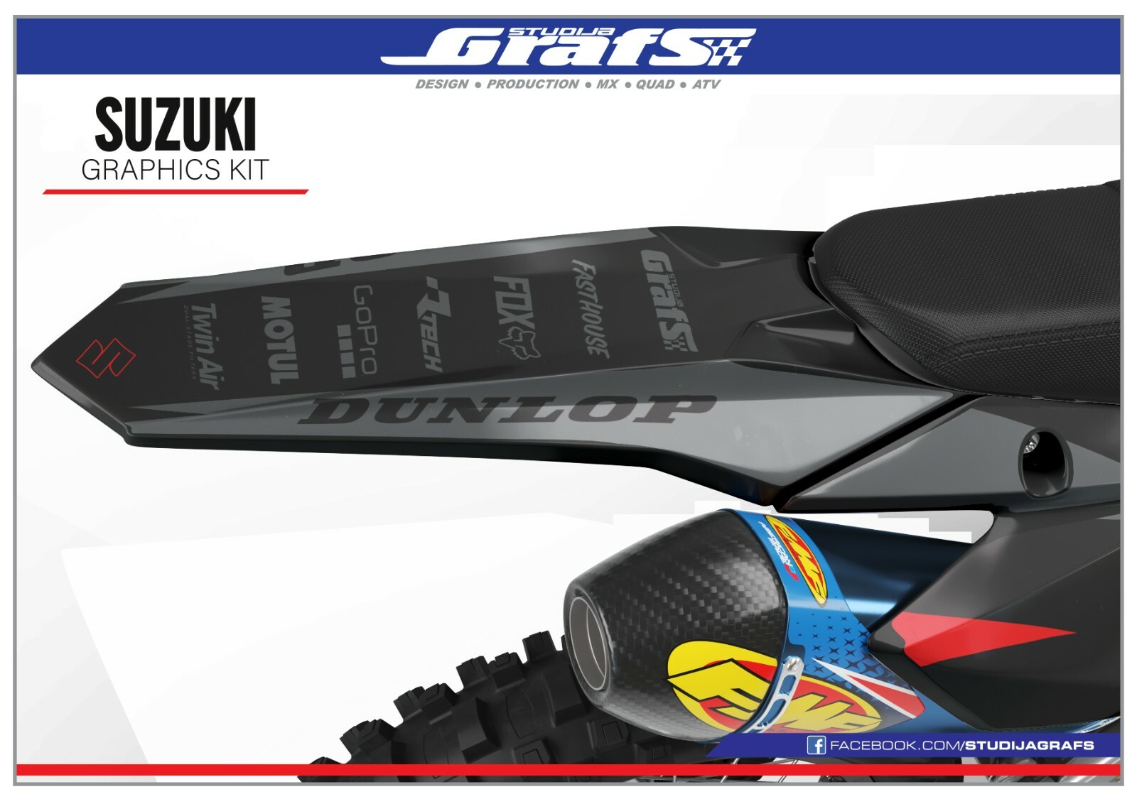 1996 1997 1998 RM 125 Graphics Kit For SUZUKI 125RM RM125 Decals ...