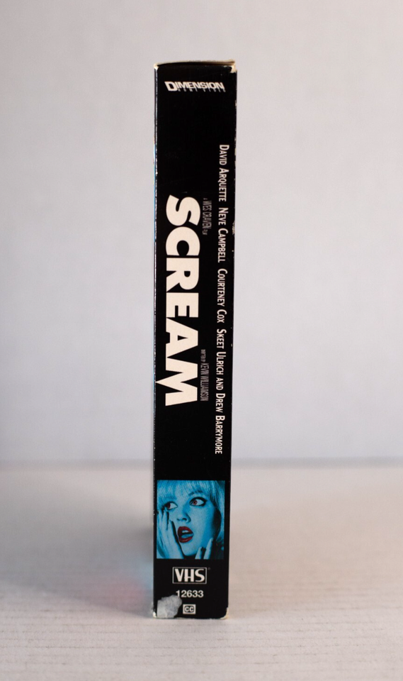 Scream VHS Alternative Blue Cover Variant | Horror Scary | Wes Craven ...