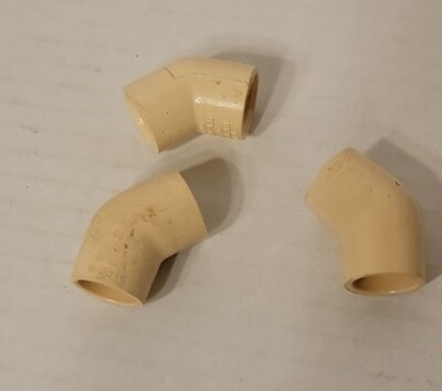 LOT OF 3 NEW CHARLOTTE NIBCO D2846 B137.6 ELBOW PIPE FITTINGS CPVC-4120 ...
