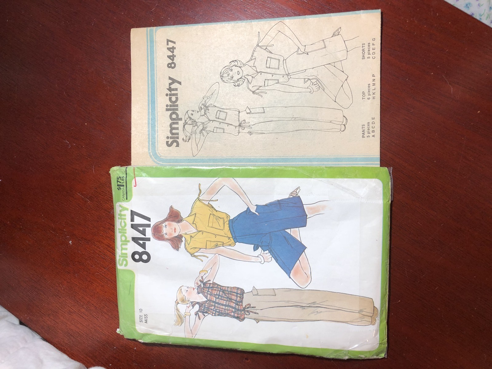 Sewing Pattern 1970’s Simplicity Number 8447 Size 10 Year 1978 Top ...