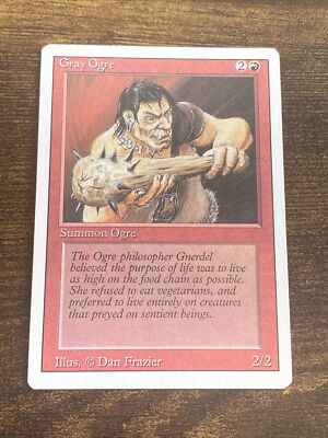 Gray Ogre Revised Edition MTG Magic The Gathering L1515* | eBay