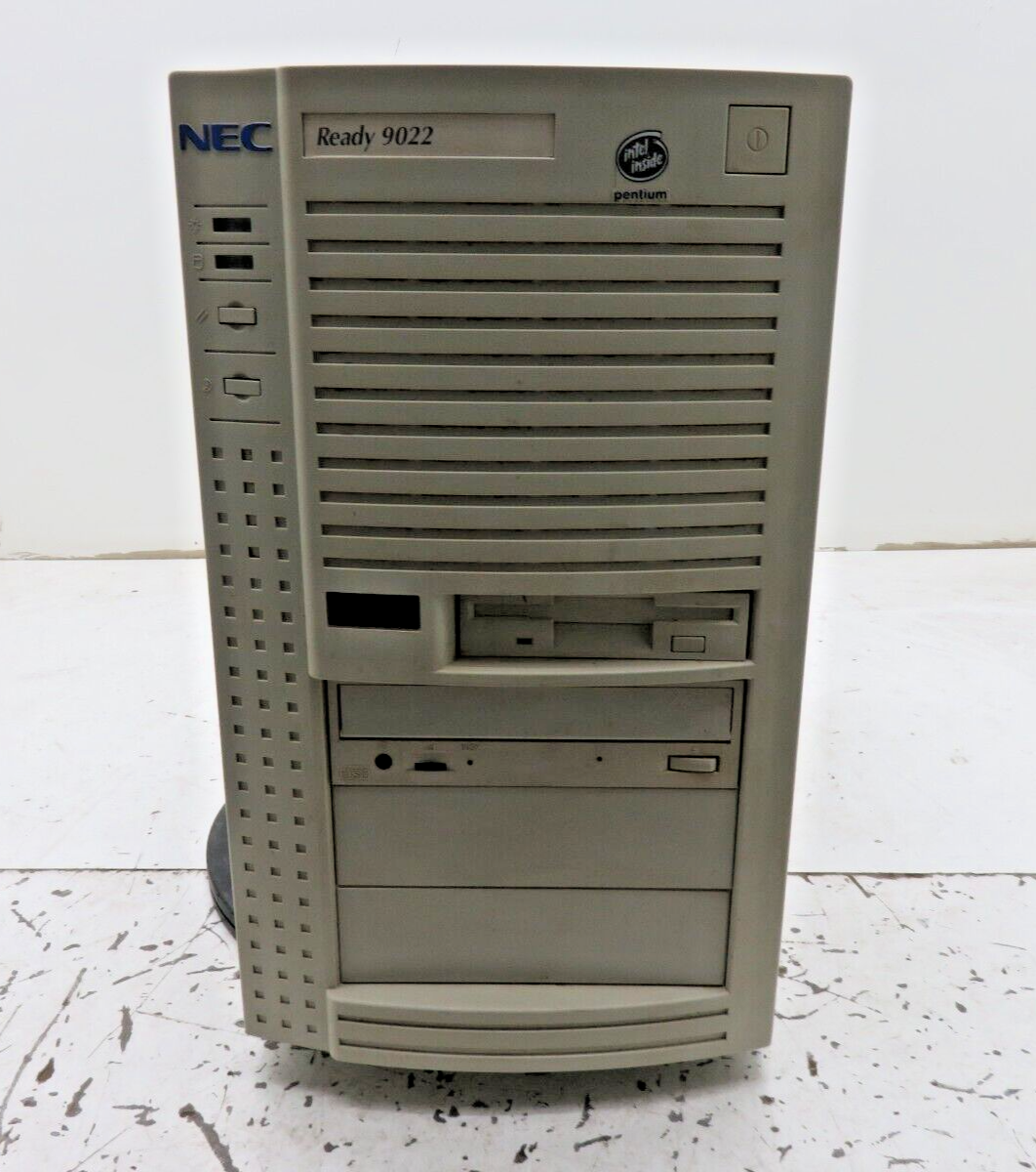 NEC Ready 9022 Desktop Computer Intel Pentium 100MHz 24MB Ram No HDD | eBay