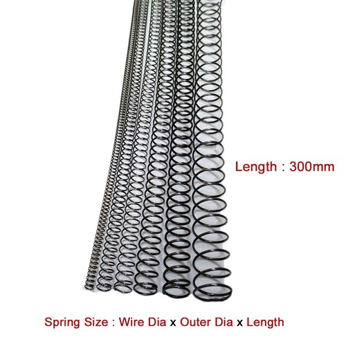 Length 300mm Compression Spring Pressure Springs Wire Dia 0.3mm-2.0mm ...