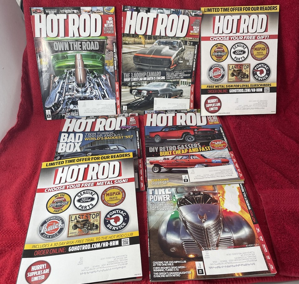 Lot of 7 2016 Hot Rod Magazines Drag racing Street Machine | eBay