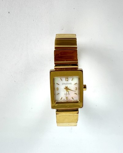 Joan Rivers Cuff Watch Gold tone Bracelet Band Needs Battery | eBay