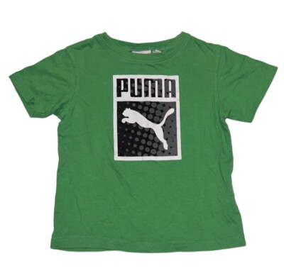 Green PUMA Boys T-shirt Size 4T | eBay