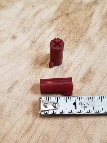 2- Original Red long Carburetor Idle Mixture Screw Limit Caps Vintage ...