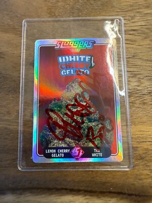 Sluggers HIT x Backpack Boyz - White Cherry Gelato Strain Card, SIGNED ...