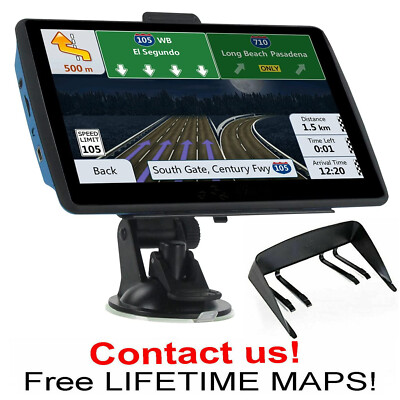 7 Inch Car Truck GPS Navigation 8G 256M Touch Screen Navigator Canada ...