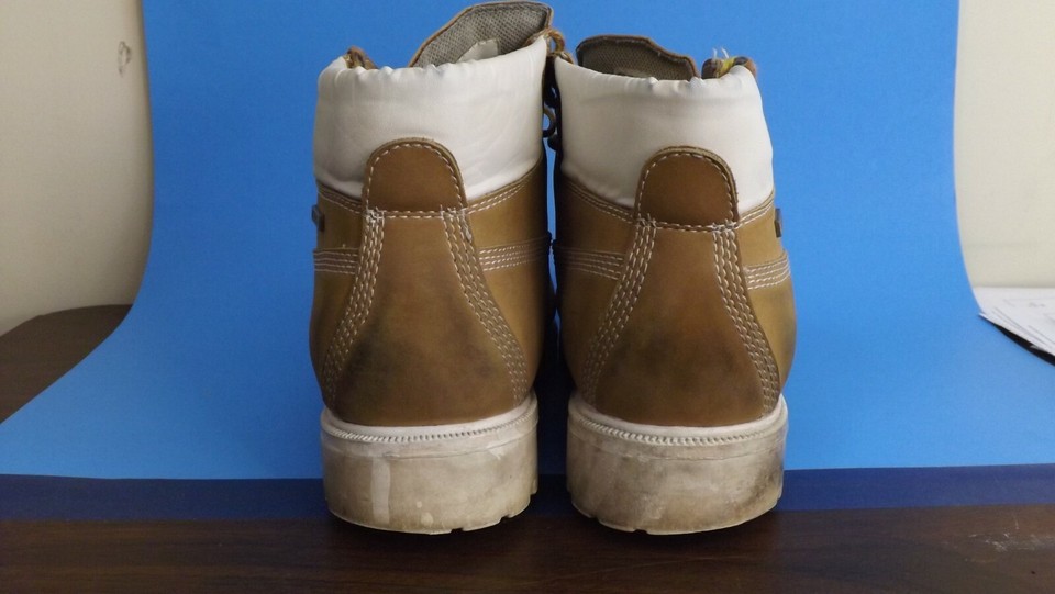 Outbound Trading Co. Men 12E Tan Waterproof Faux Leather Hiking Casual ...