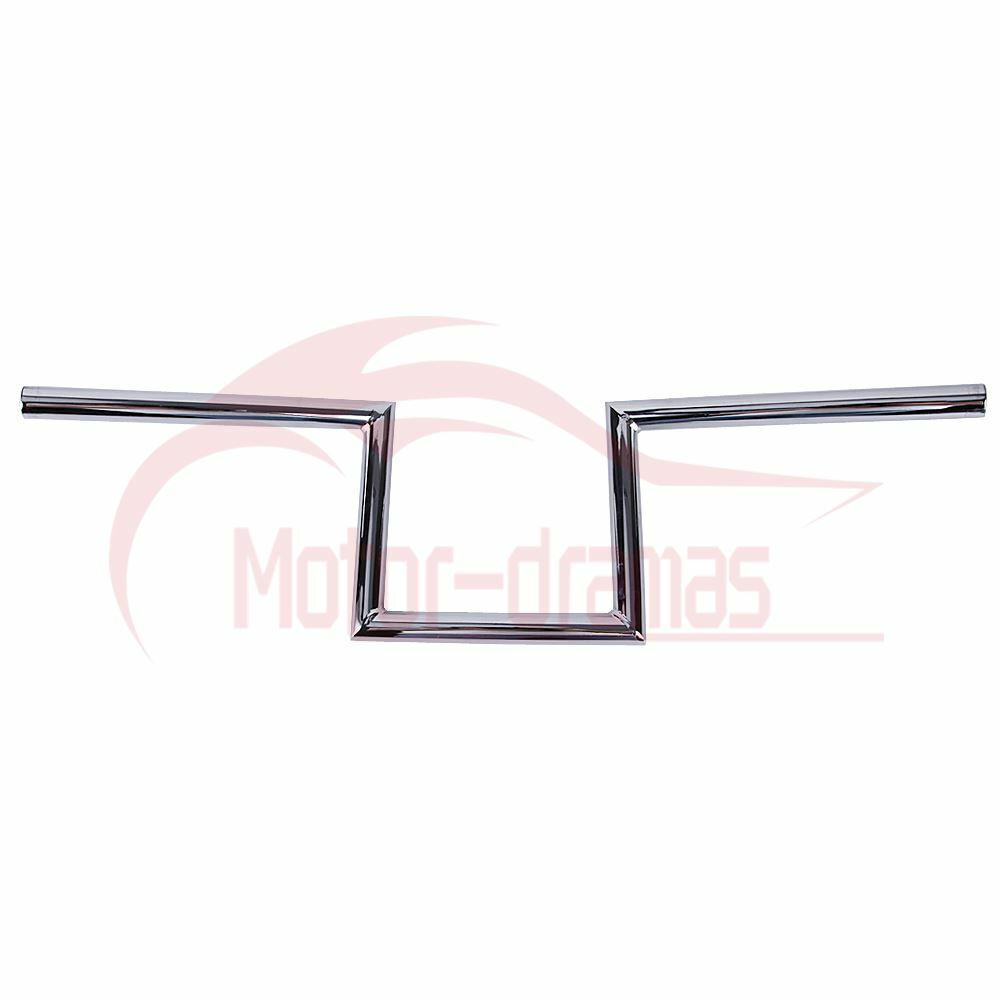Motorcycle Drag Z-Bars 1"inch Handlebar for Harley Bobber Softail Dyna ...