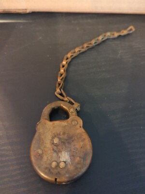 Vintage United States Street Letter Box Lock MV ( NO KEY) | eBay