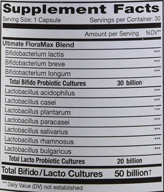 Advanced Naturals Ultimate Floramax 50 Billion Caps 30 Count for sale ...