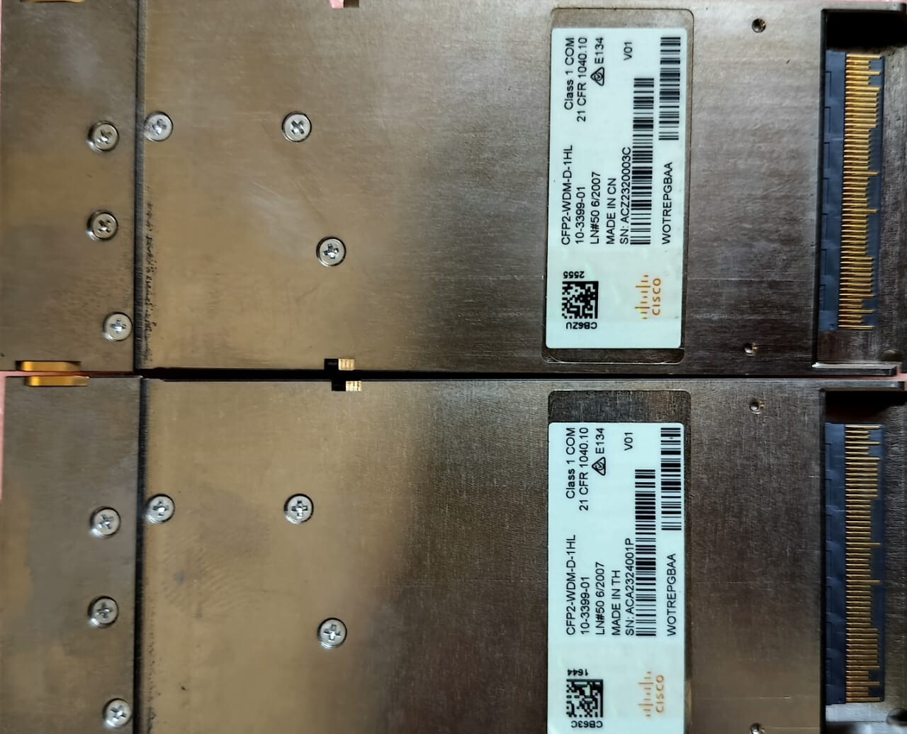 Cisco+Cfp2-wdm-d-1hl+Cfp2+Transceiver+Module+100+Gigabit+Ethernet for ...