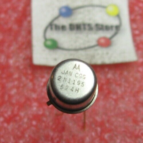 JAN-CGG-2N1195 Motorola Germanium PNP Transistor Metal Case - NOS Qty 1 ...