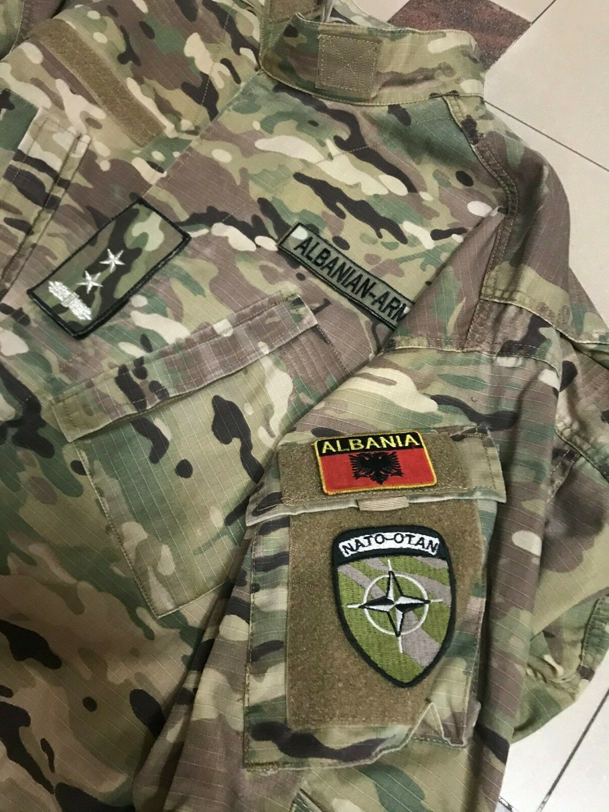 ALBANIAN MILITARY DESERT CAMOUFLAGE UNIFORM MULTICAM PATTERN ORIGINAL ...