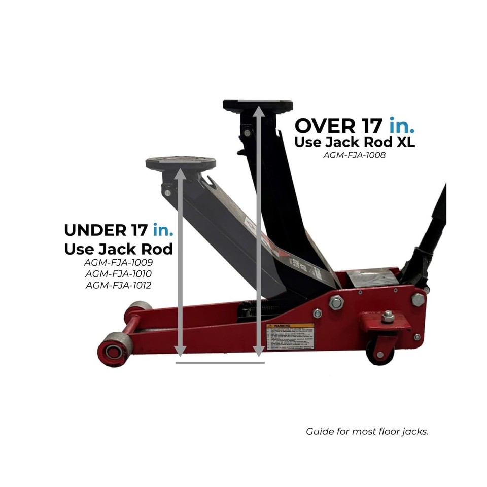 Jack Rod，Easy to Use Floor Jack Safety Tool. Rated for 2 Tons. Squeeze ...