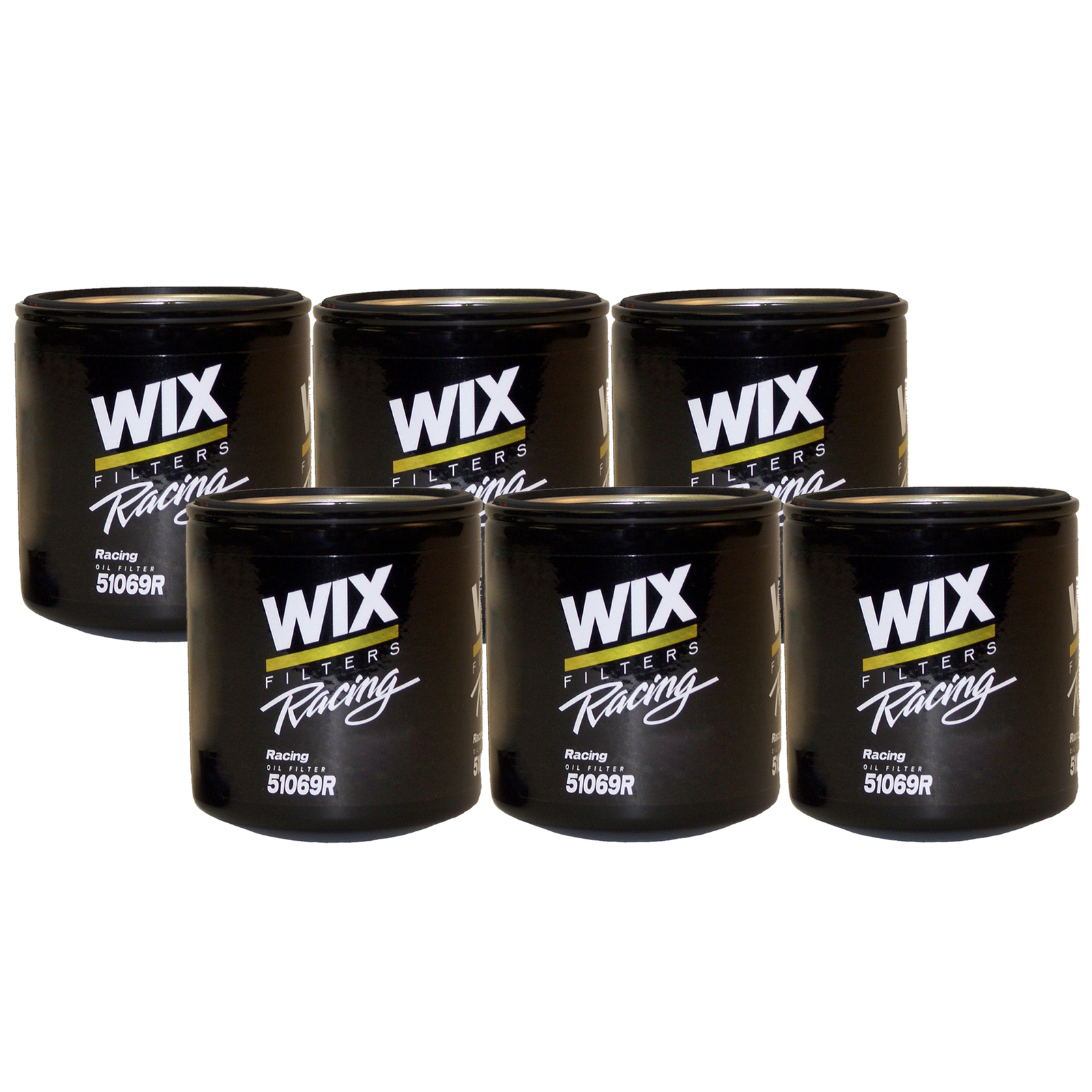 Wix Racing Set 6 Engine Motor Oil Filters Spin-On For Buick Cady Chevy ...