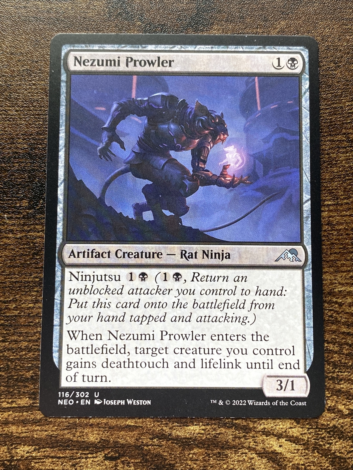 Nezumi Prowler 116/302 Kamigawa Neon Dynasty MTG Magic the Gathering ...