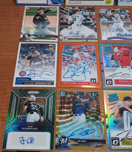 Autographs & Game Used Card Lot - 22 Cards + 24 Topps Update Pin | eBay