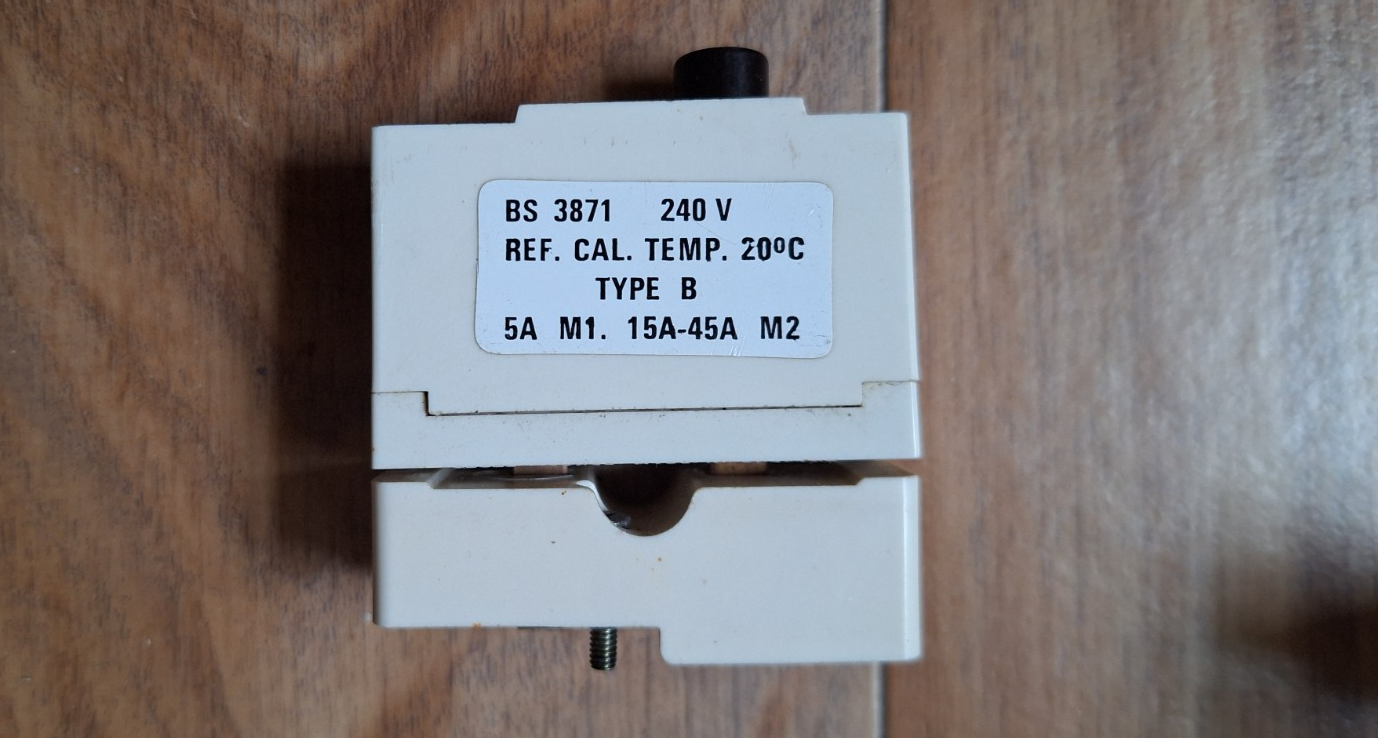 Wylex SK Series 2 Push Button Plug In 5A 15A 20A 30A 45A MCB BS3871 ...
