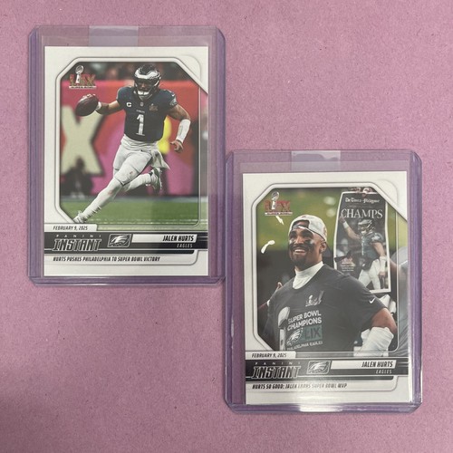 (2) 2024 Panini Instant Jalen Hurts #285/#286 SUPER BOWL VICTORY MVP ...