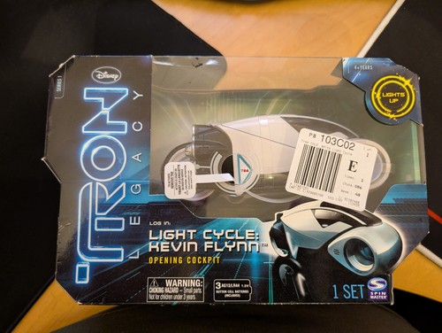 2010 TRON Legacy Light Cycle Kevin Flynn MINT in BOX Intact Battery ...