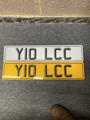 Y10 LCC Private Number Plate | eBay UK