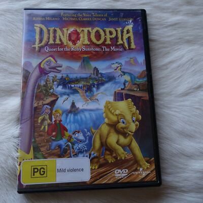 DINOTOPIA Quest of The Ruby Sunstone The Movie DVD 2008 DINOTOPIA Movie ...