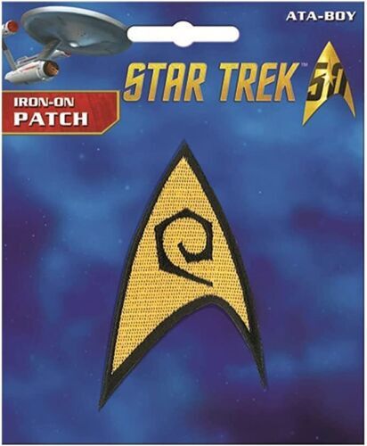 Star Trek Iron-On Patch Engineering Insignia Ata-Boy 10175 | eBay