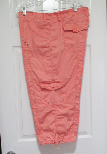 Style & Co Cargo Peach Capris Size 18 Inseam 20 Waist 40 | eBay