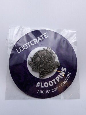 Loot Crate August 2017 Kingdom Pin Kingdom Crest NEW | eBay