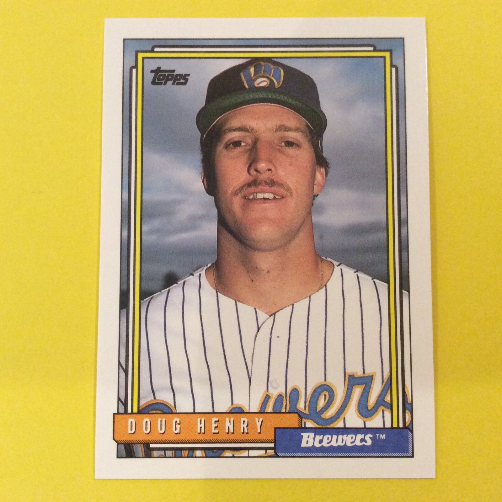 1992 Topps #776 Doug Henry Milwaukee Brewers | eBay