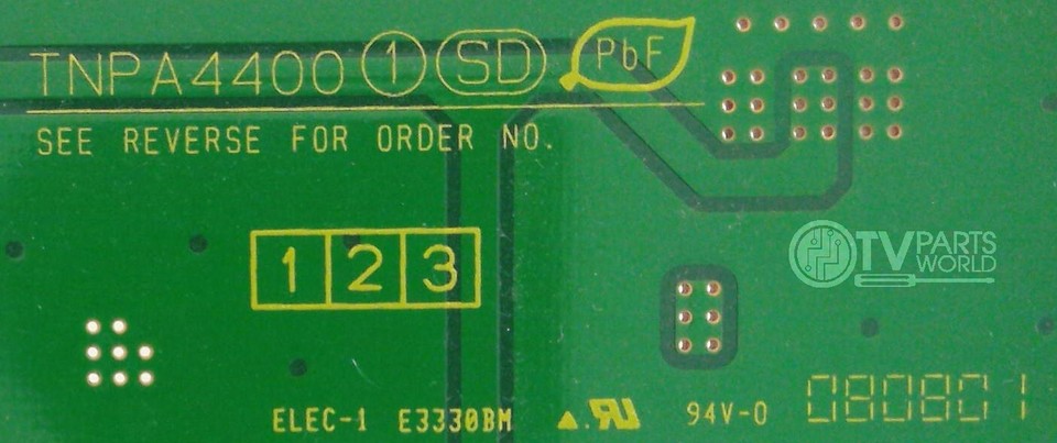 Panasonic TH-42PX80U Buffer Board TXNSD1RRTU A108135A, TNPA4400 | eBay