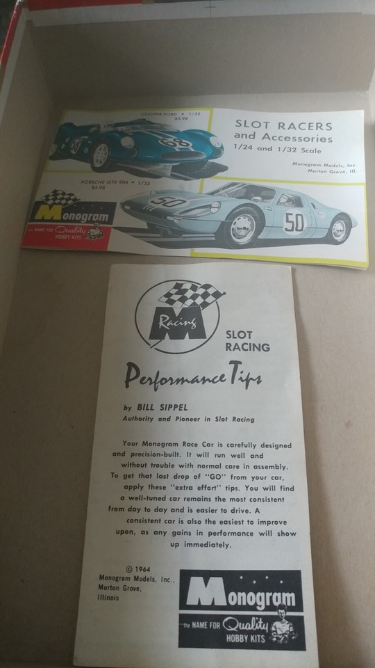 Vintage Monogram Ferrari 275P 1/32 Slot Car Kit Beauty 1960's | eBay