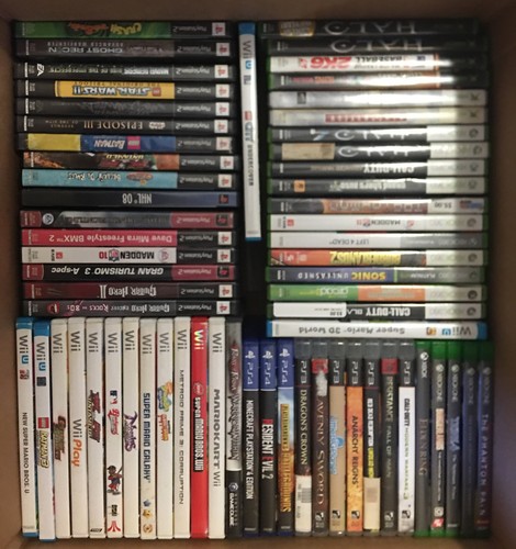 Lot Of 70+ Empty Case/Manual PS2/PS3/PS4/Xbox/360/One/Wii/U/DS/3DS - No ...