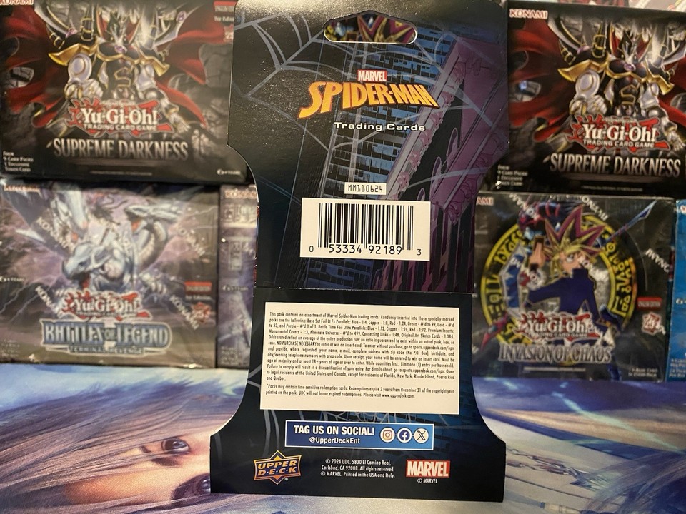 (Lot of 12) 2024 Upper Deck Marvel Spider-Man Packs Sealed | eBay