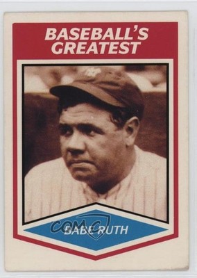 1989 CMC Baseball's Greatest Babe Ruth HOF | eBay