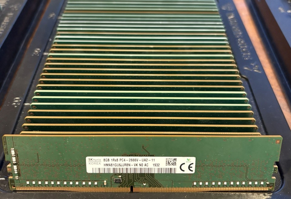 Lot of 50 Mixed Brands 8GB PC4 Mixed Speeds Desktop DDR4 RAM *TESTED ...