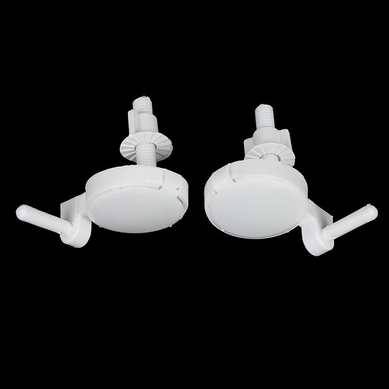 2pcs Plastic Toilet Seat Screws Fixings Fit Toilet Seats Hinges Repair ...