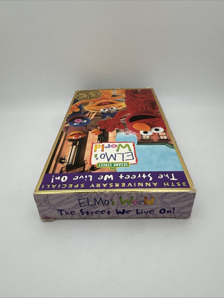 Elmo's World The Street We Live On VHS Tape 2004 Sesame Street 35th ...